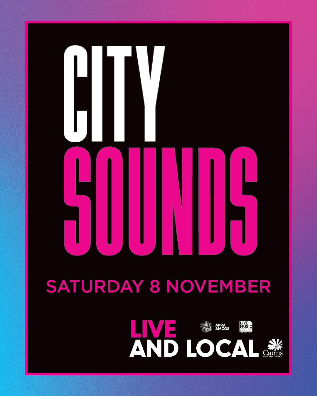 Live + Local: City Sounds | Cairns Regional Council